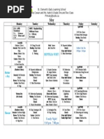 Schedule Cards The First Grade Parade | PDF | Reading (Process ...