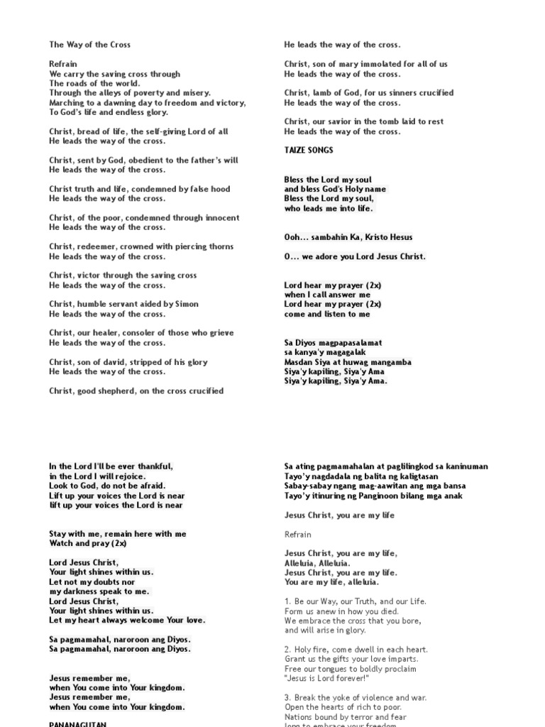 The Way of The Cross | PDF | Stations Of The Cross | Jesus