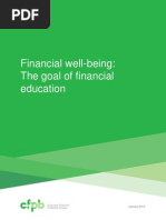 CFPB Financial Well-Being Scale Guide | PDF | Survey Methodology | Well ...