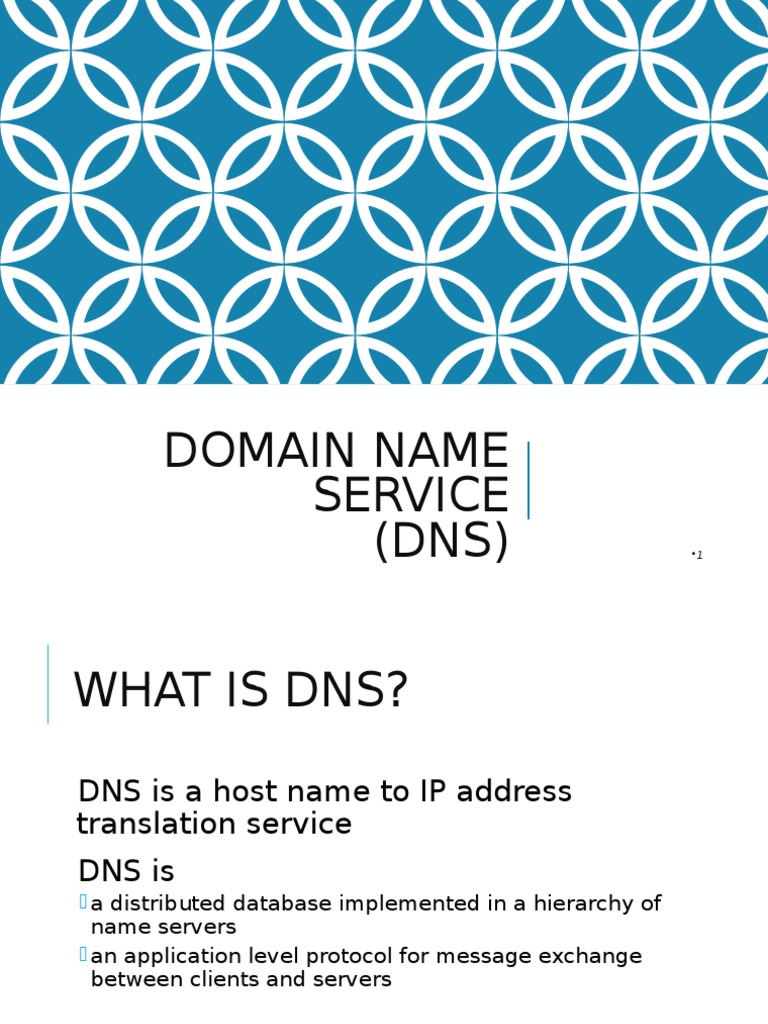Domain Name Service (DNS) | Download Free PDF | Domain Name | Computer Data