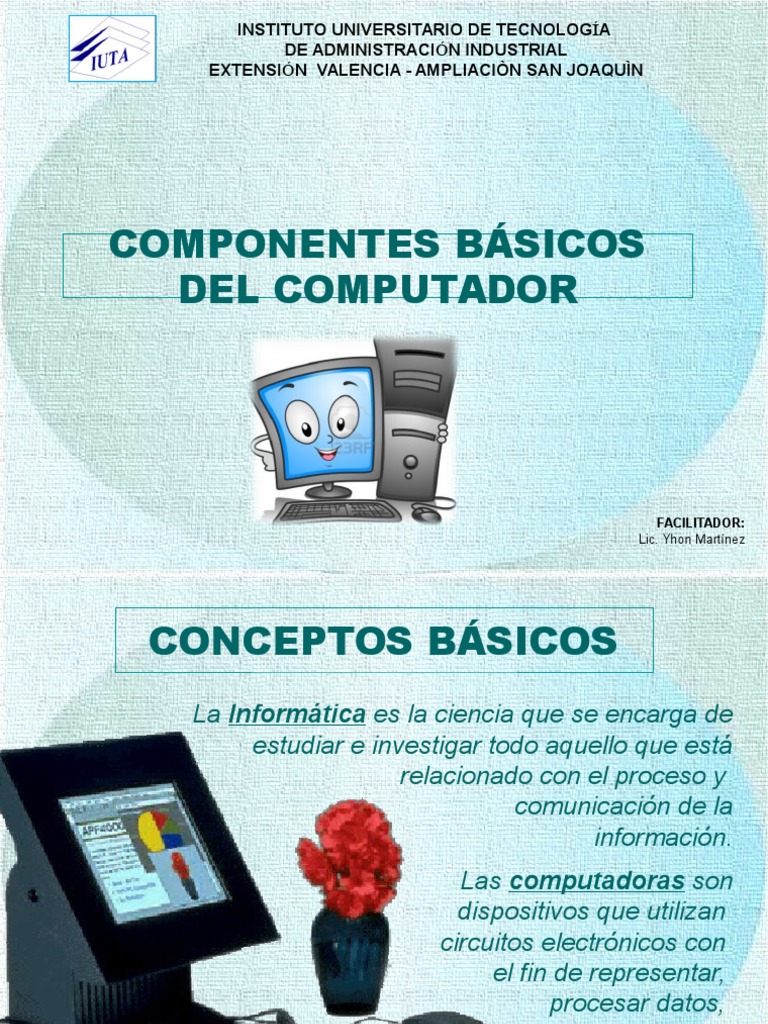 Componentes Basicos Del Computador | PDF | Memoria del ordenador ...