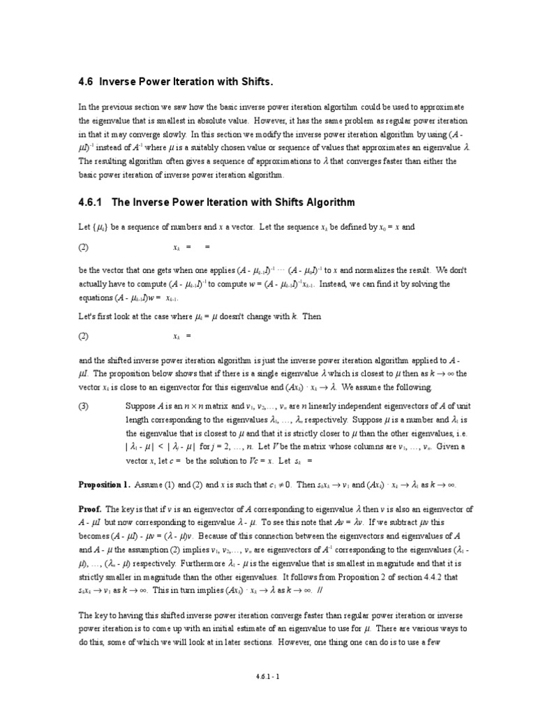 Advanced Eigenvalue Approximation | PDF | Eigenvalues And Eigenvectors ...