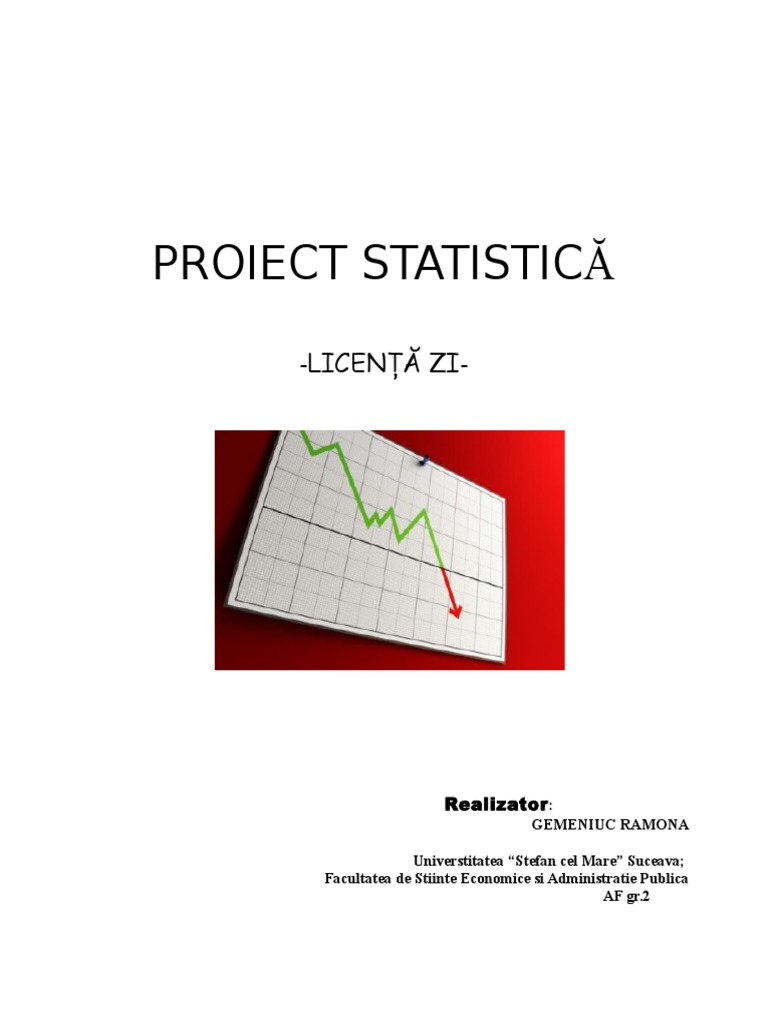 Proiect Statistica | PDF