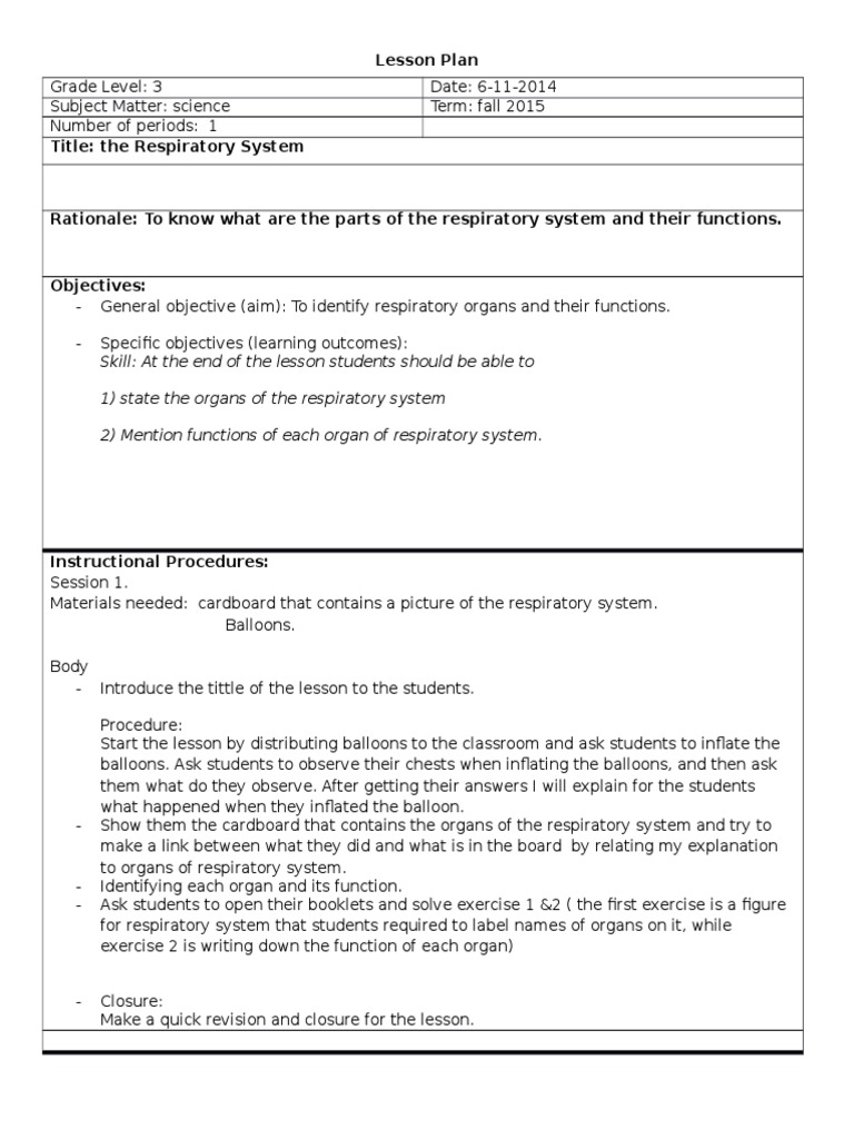 Respiratory System | PDF
