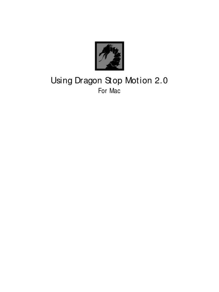 Using Dragon Stop Motion - Mac | PDF | Raw Image Format | Video
