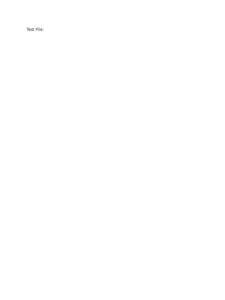 Test 123 | PDF