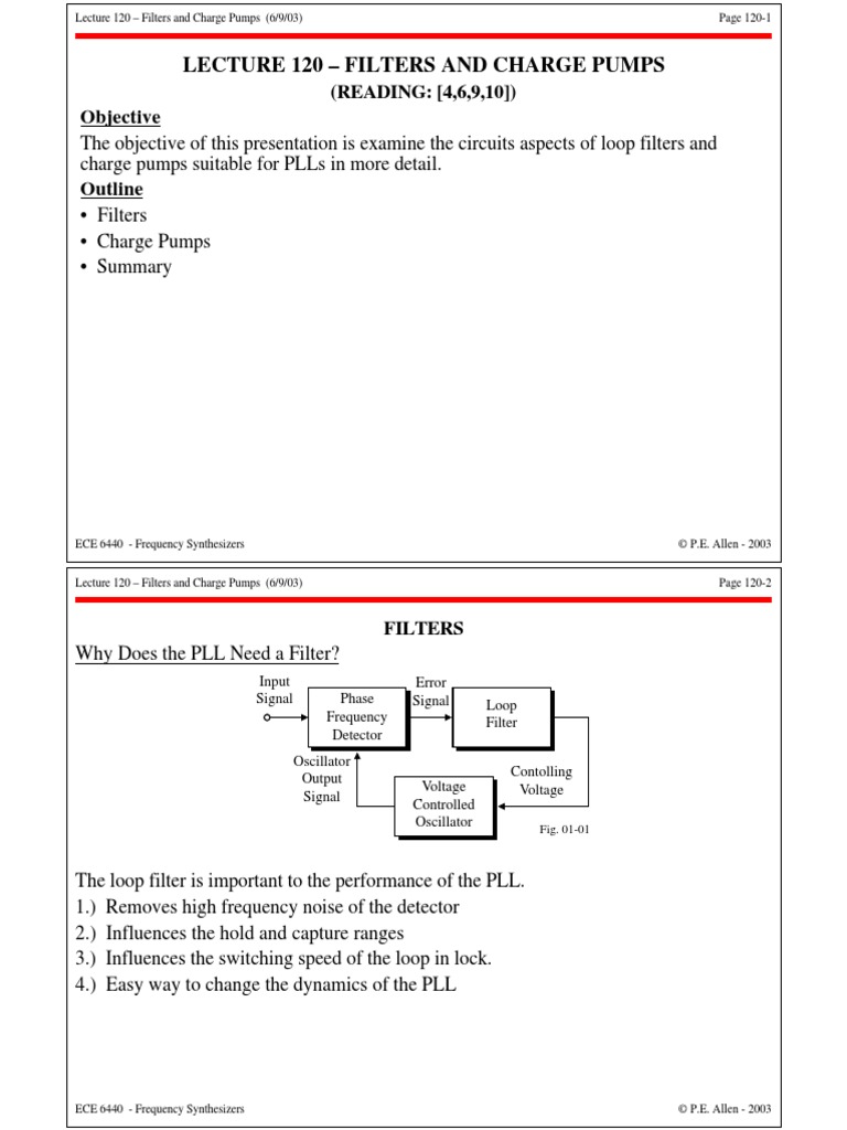 Charge Pumps | Electronic Engineering | Signal Processing