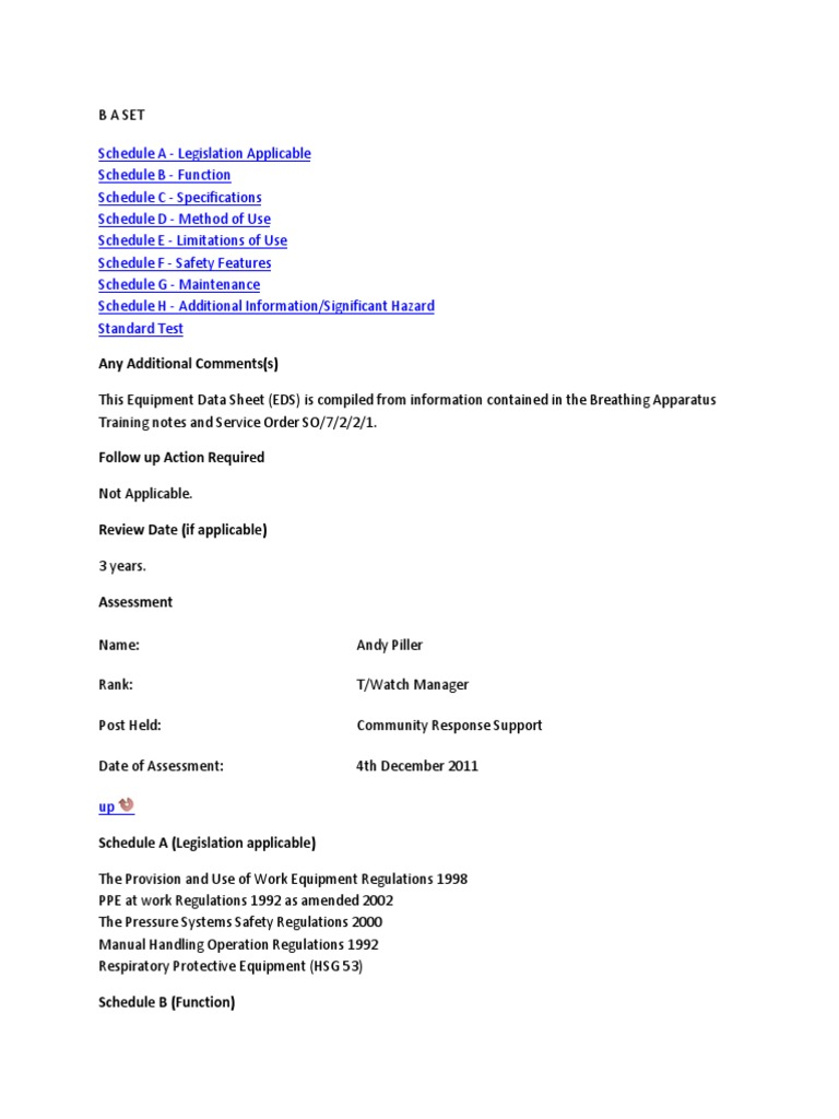 B A Set | PDF | Breathing | Flashlight