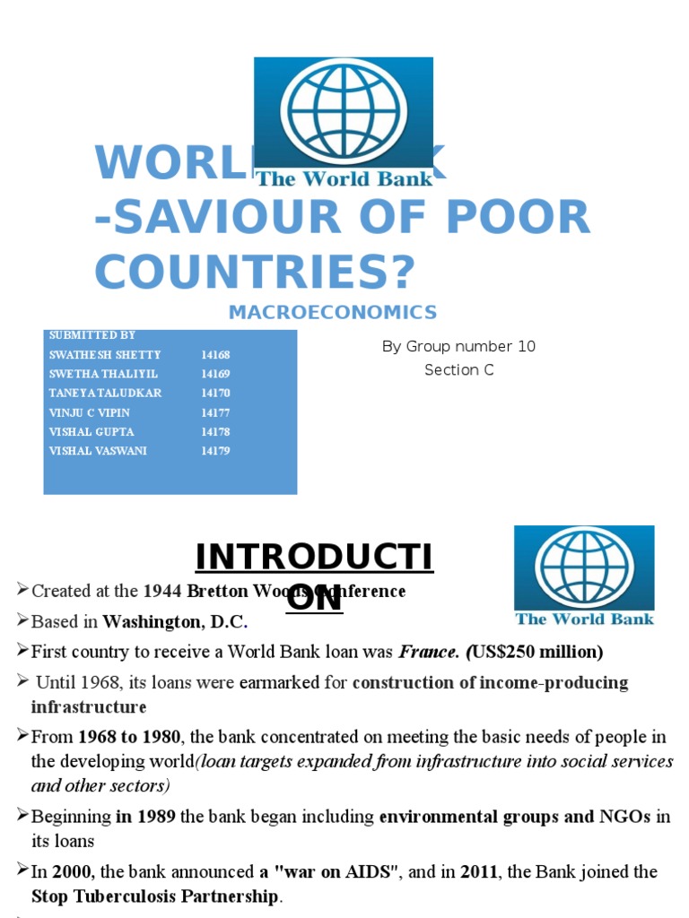 World Bank | PDF | World Bank | Bric