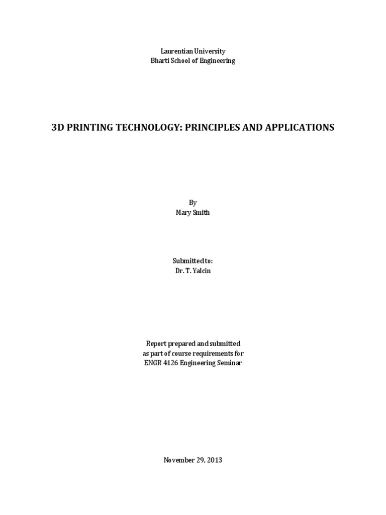 1 Sample Report Layout | PDF | Industries