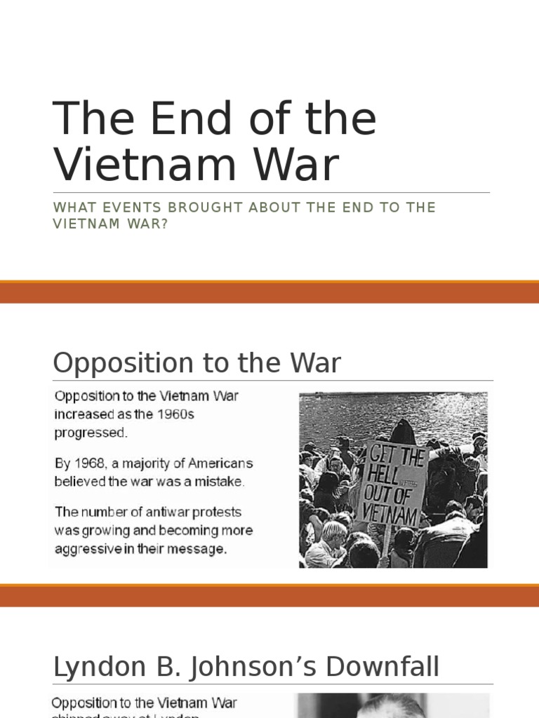 Key Events Ending the Vietnam War | PDF