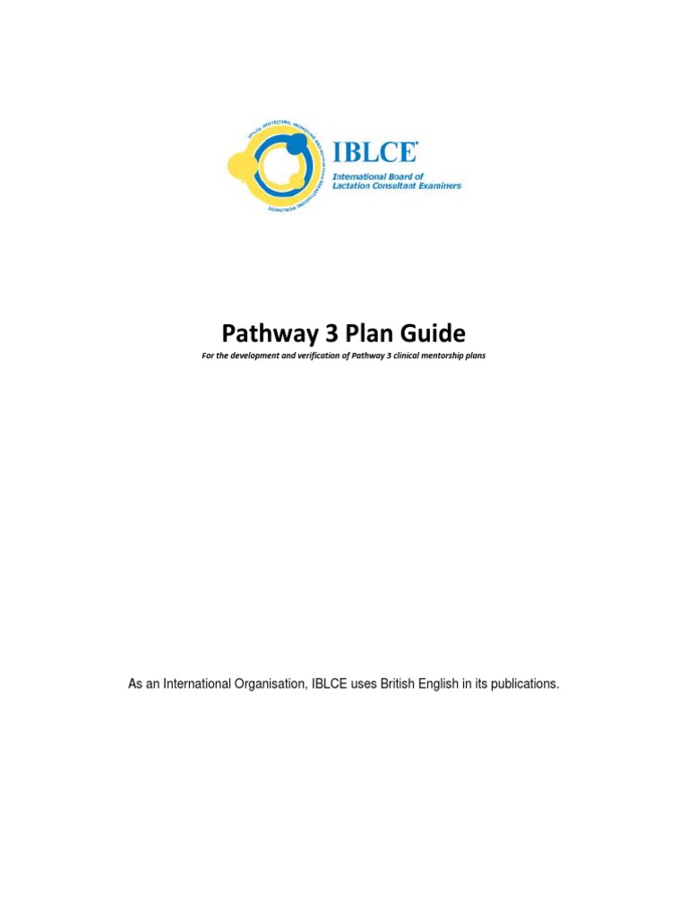 Pathway 3 Plan Guide | PDF | Breastfeeding | Mentorship