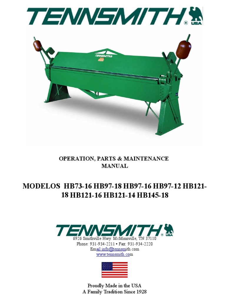 Manual Tennsmith | Download Free PDF | Nut (Hardware) | Screw