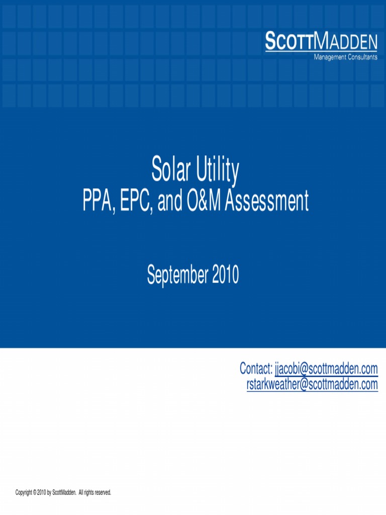 EPC Contract Overview | PDF | Photovoltaics | Solar Panel