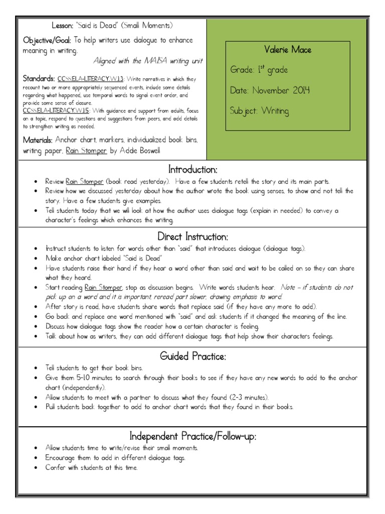 Said Is Dead Lesson | PDF | Foreign Language Studies