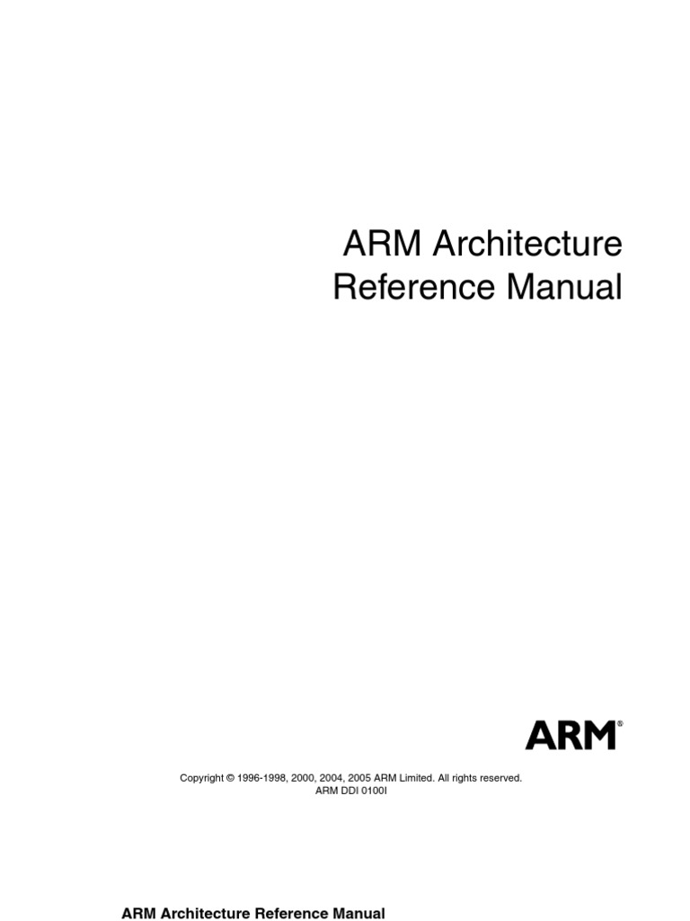 ARM Arrchitecture | PDF