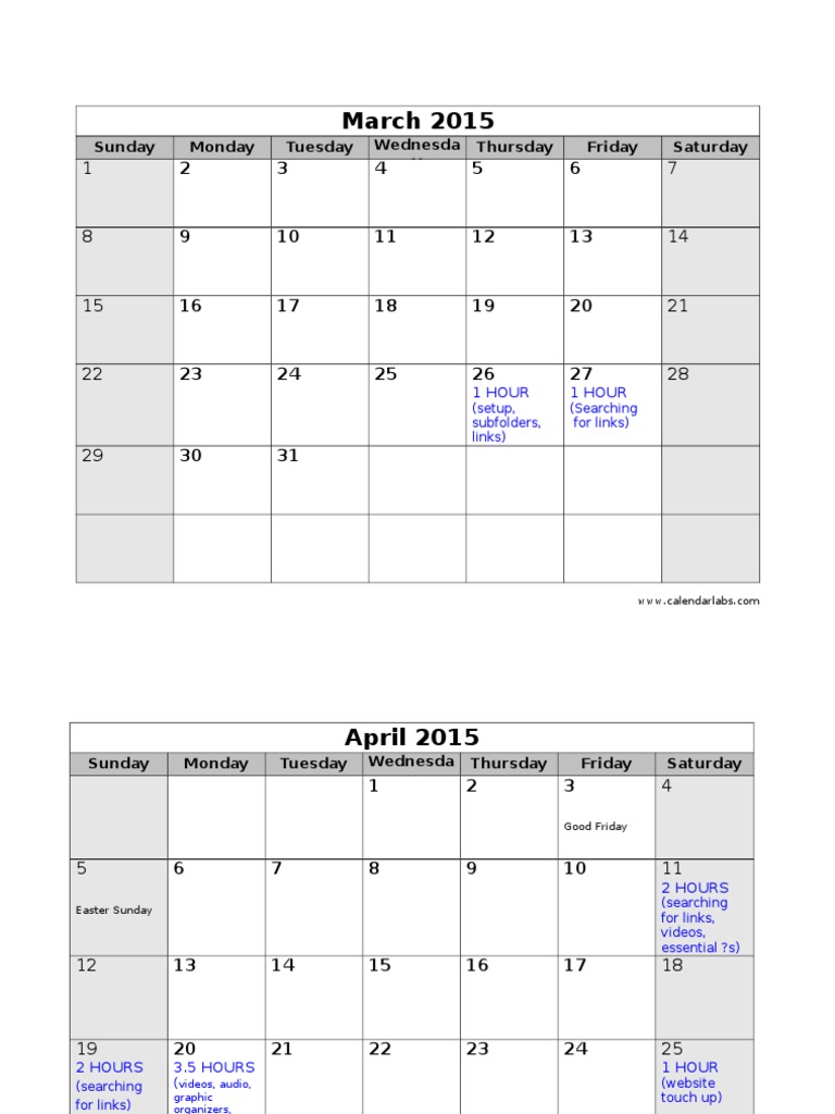 Mak Calendar | PDF