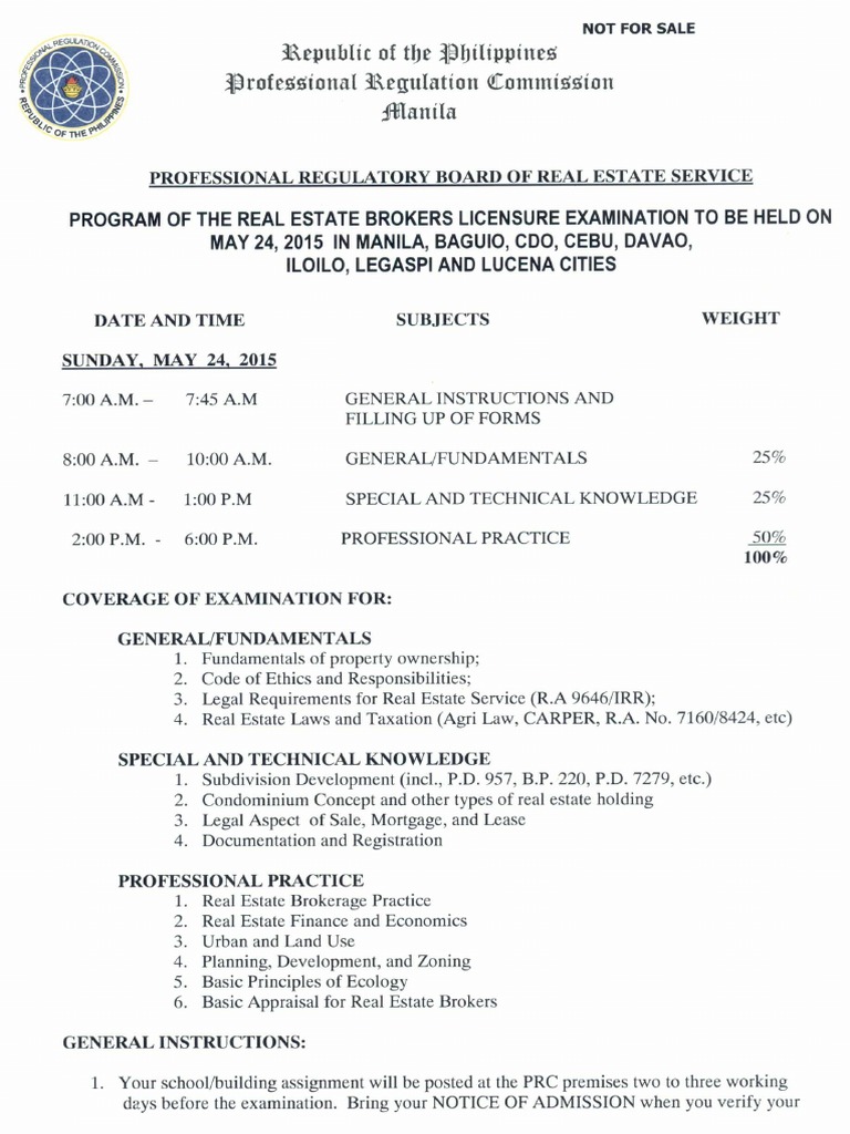 Real Estate Brokers Exam | PDF | Real Estate Broker | Real Estate Appraisal