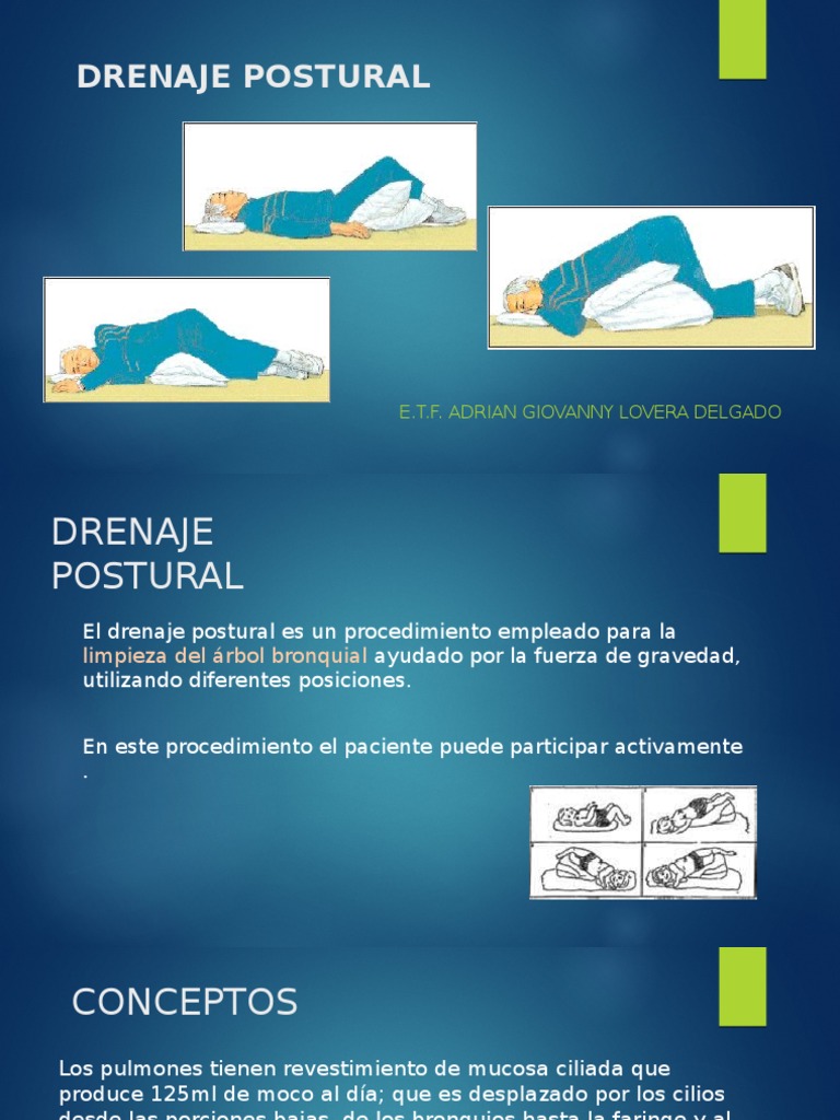 Drenaje Postural | PDF | Tos | Pulmón