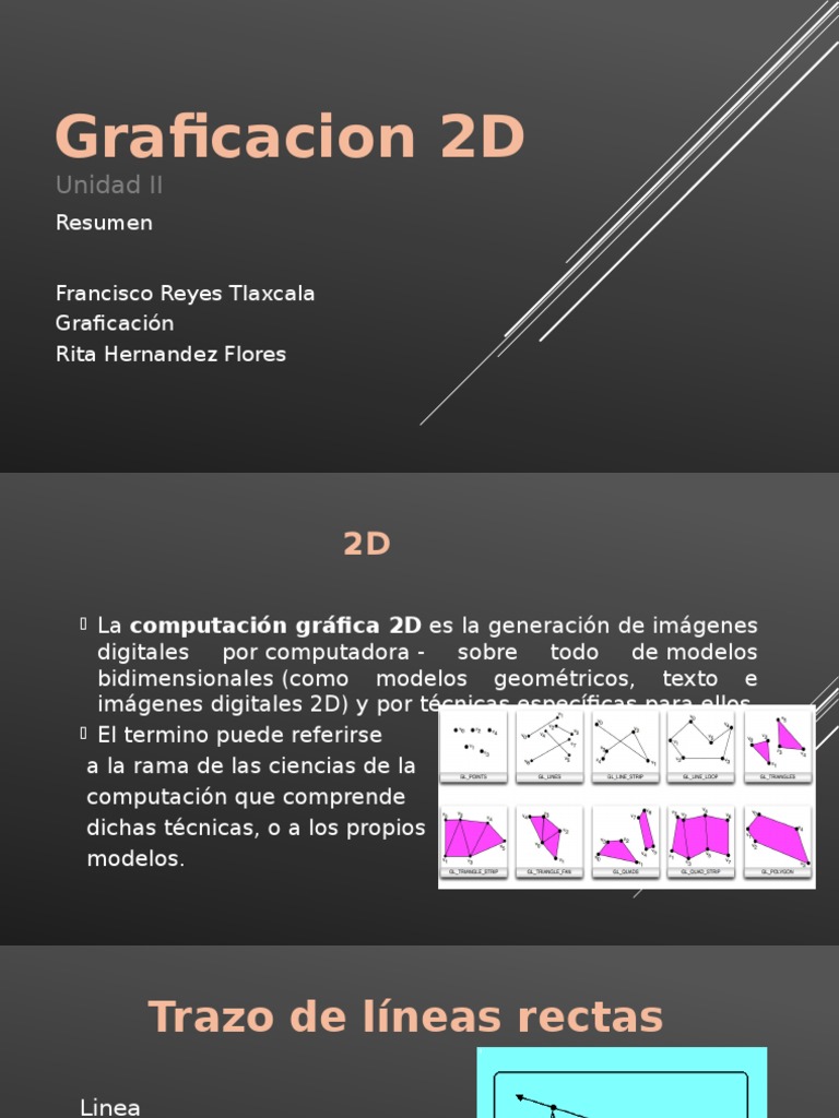 Graficación 2D | PDF | Polígono | Rotación