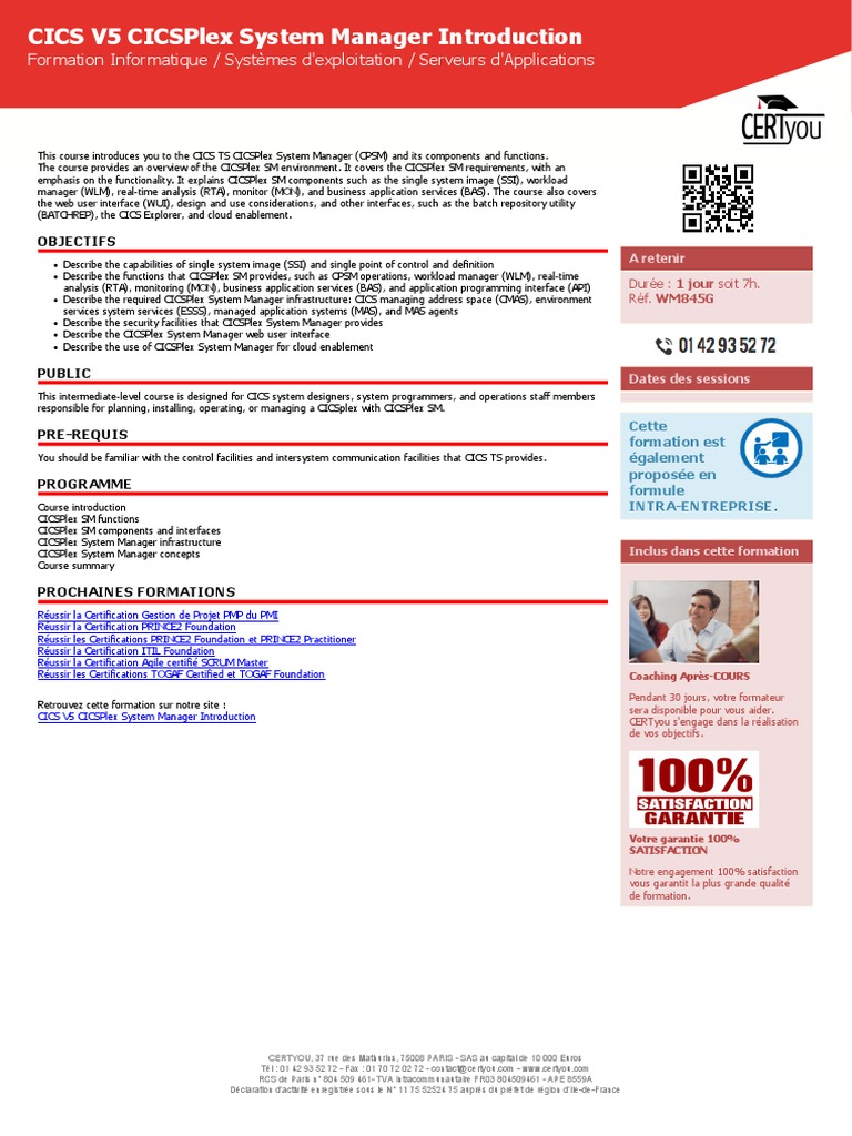 WM845G Formation Cics v5 Cicsplex System Manager Introduction PDF | PDF | Cloud Computing ...