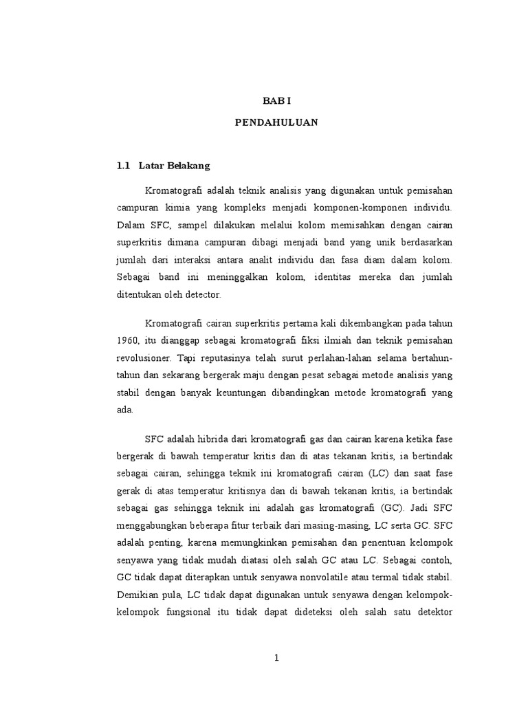 Makalah Fitokimia SFC | PDF | Sains & Matematika
