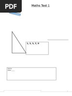 UKG Maths Question Paper Template | PDF | Career & Growth | Teaching ...