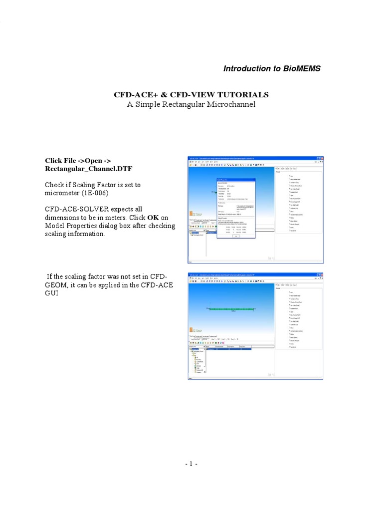 CFD-ACE+ CFD View Tutorial | PDF | Computational Fluid Dynamics | Fluid ...