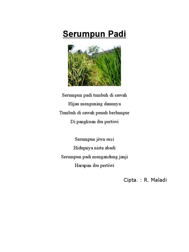 Serumpun Padi | PDF
