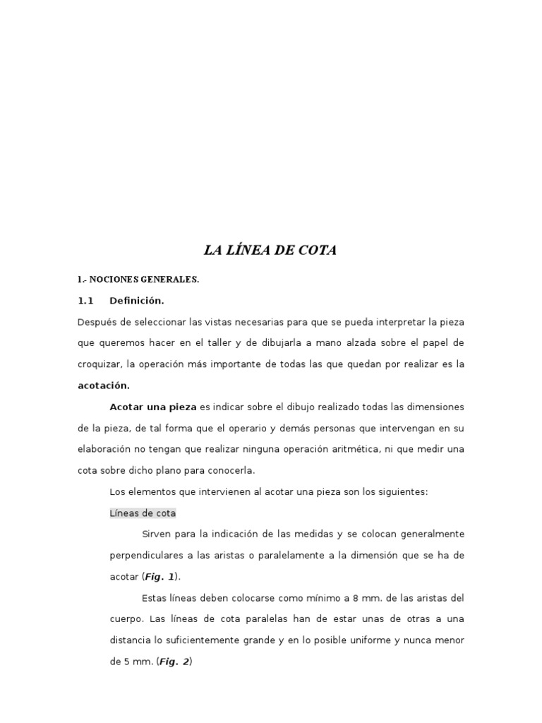 Linea de Cota | Descargar gratis PDF | Forjar | Mecanizado