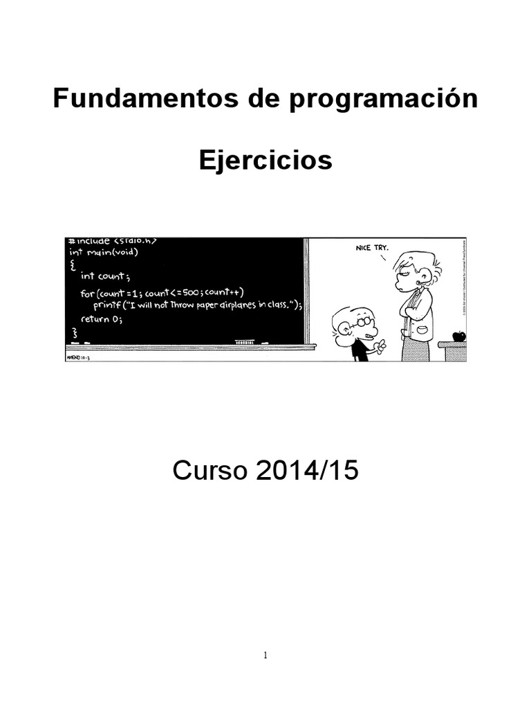 Fundamentos de Programación PDF | PDF | Algoritmos | Lenguaje de ...