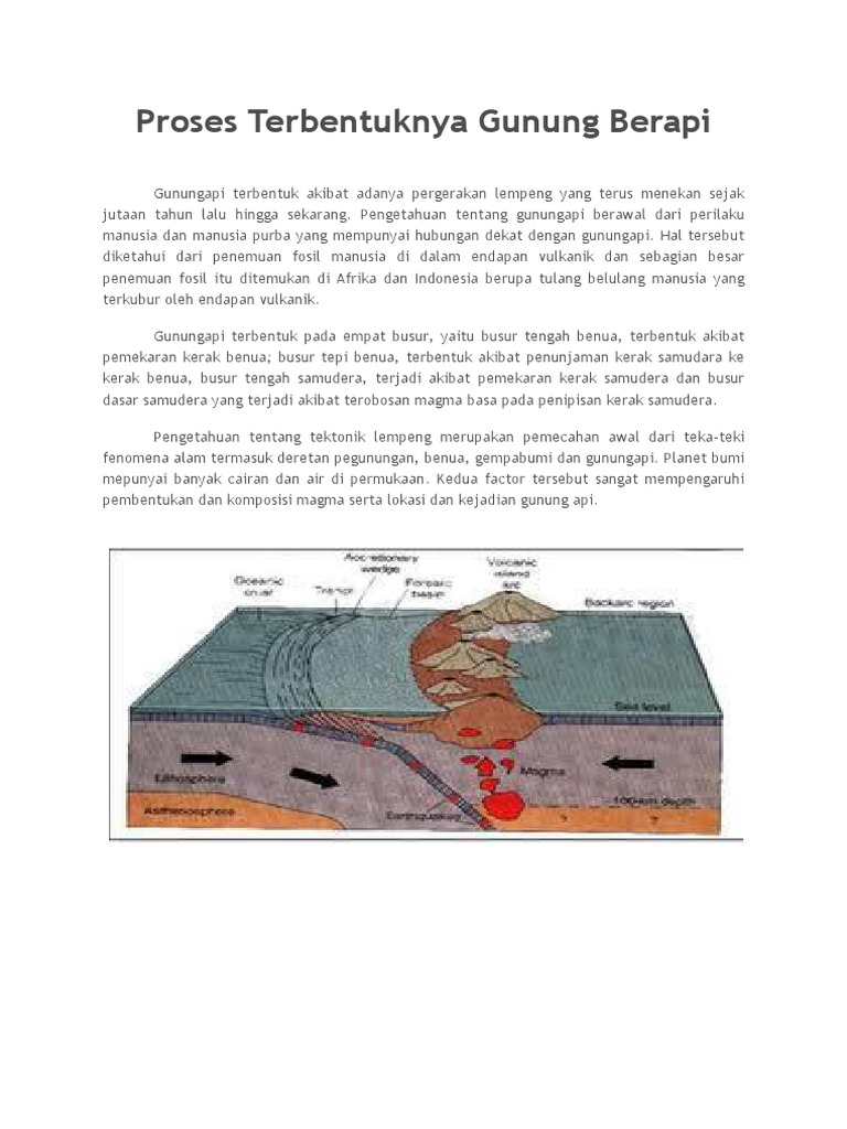 Proses Terbentuknya Gunung | PDF