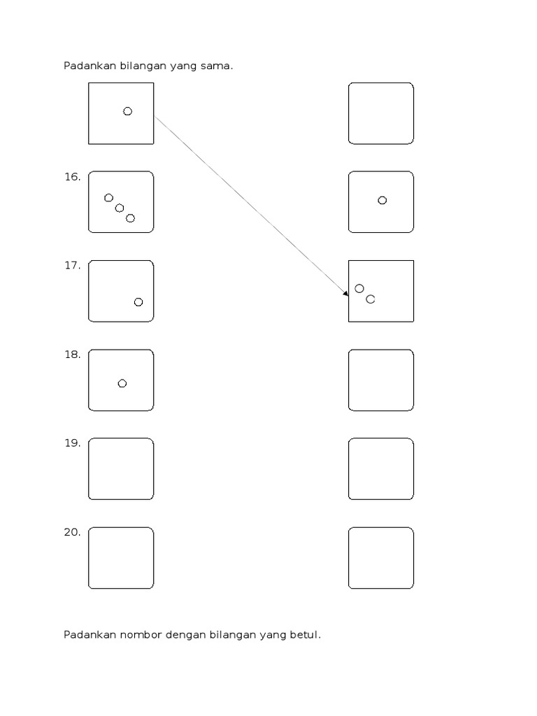 Soalan Matematik Tahun 1 | PDF