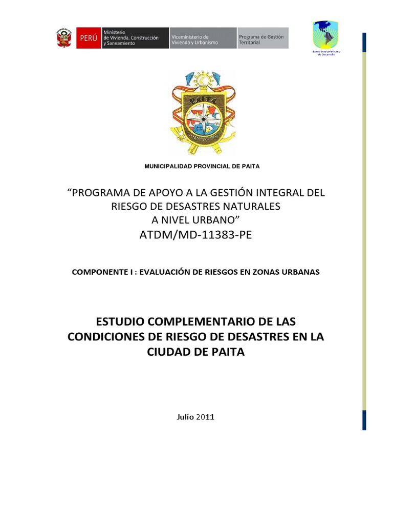Informe Paita Final | PDF | Agricultura | Carne