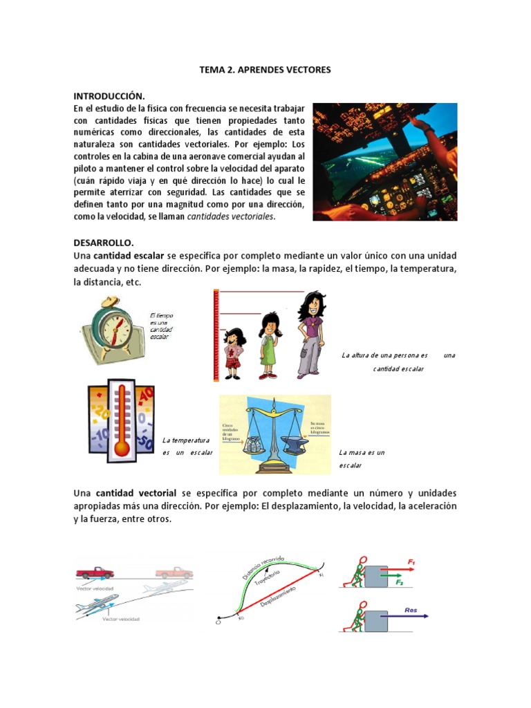 Introducción A Los Vectores | PDF | Vector Euclidiano | Cantidad