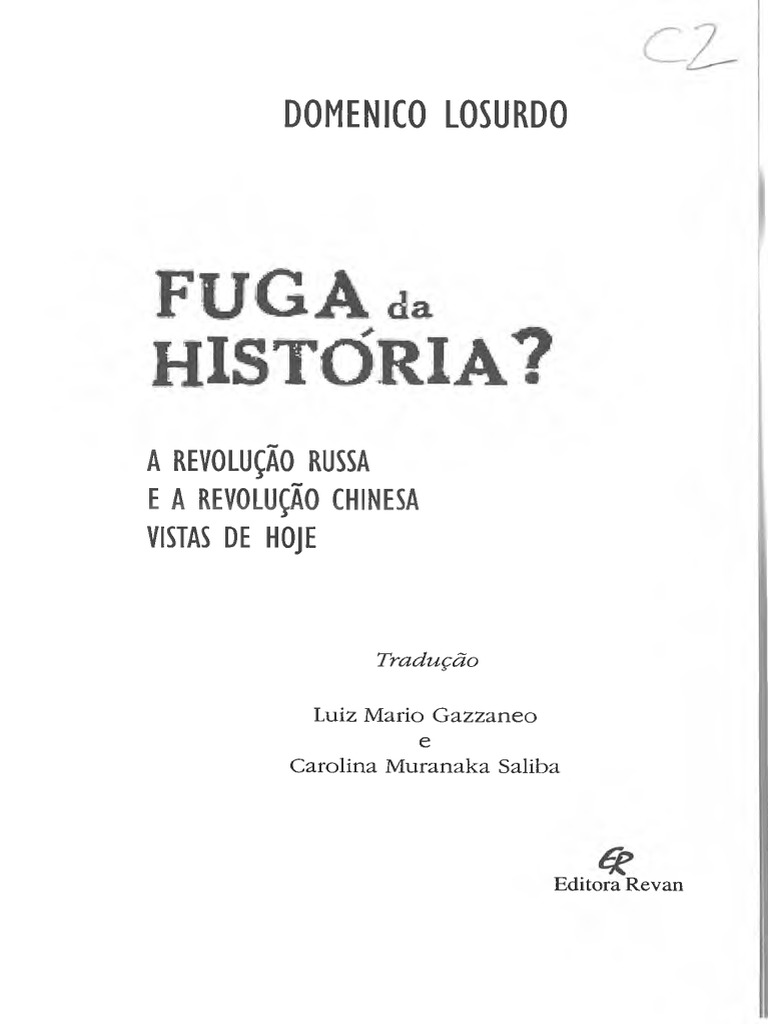 Domenico Losurdo - Fuga Da Historia | PDF