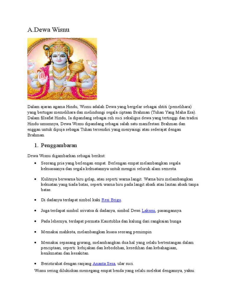 Dewa Wisnu | PDF