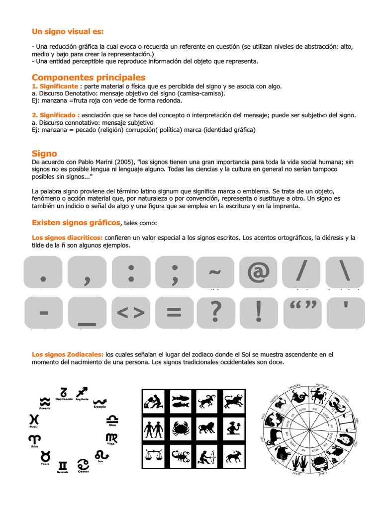 Unidad 3 Signo y Simbolo | PDF | Imagen | Los símbolos