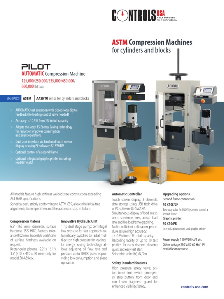 For Cylinders and Blocks: Compression Machines | PDF | Cylinder (Engine ...