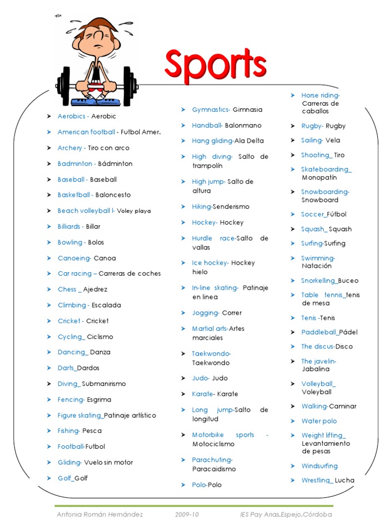 Sports | PDF | Olympic Sports | Summer Olympic Games