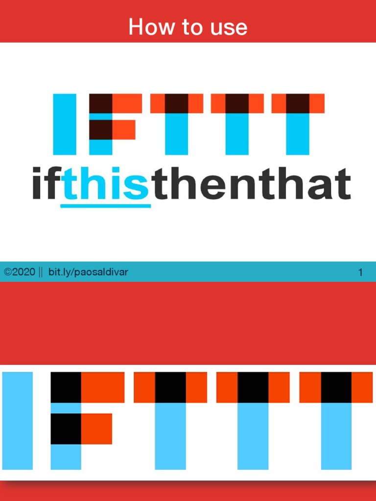 Pao - Saldivar - How To Use IFTTT | PDF | Google Play | Facebook