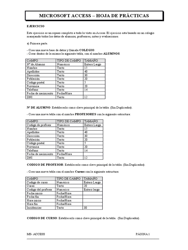 Colegio | PDF | Tabla (base de datos) | SQL