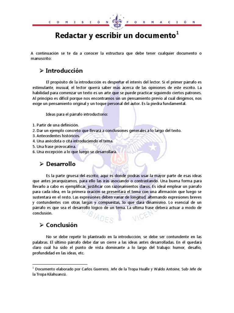 Redactar y Escribir Un Documento | PDF | Epistemología | Ciencia cognitiva