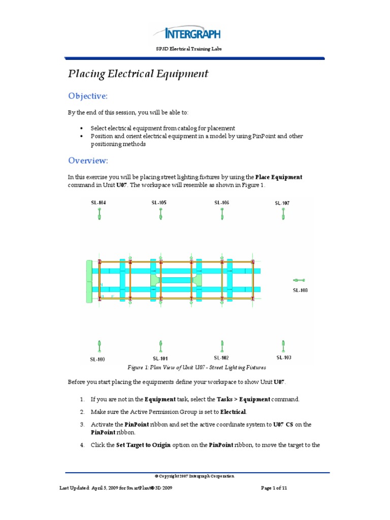 SP3D Advanced Electrical S11 | PDF | Dialog Box | Cartesian Coordinate ...
