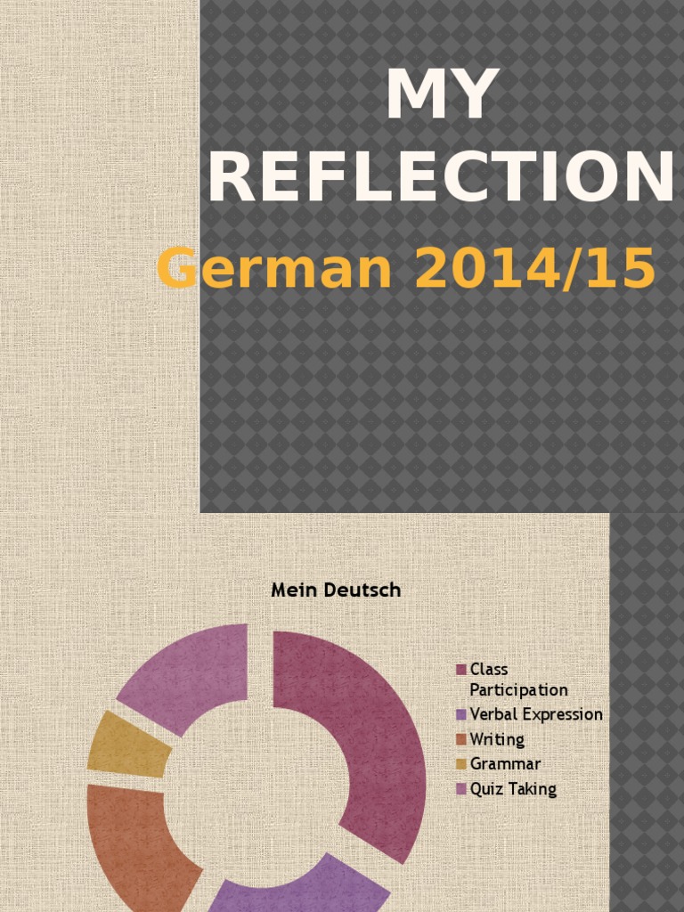 My German Class Reflection 2014/15 | PDF