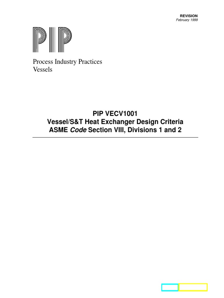 Process Industry Practices Vessels | Download Free PDF | Specification ...