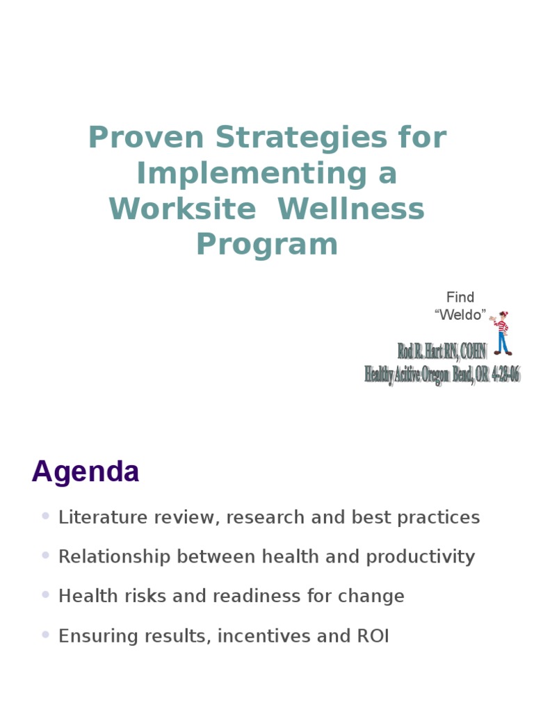 Implementing Employee Wellness Program | PDF | Employment | Strategic ...