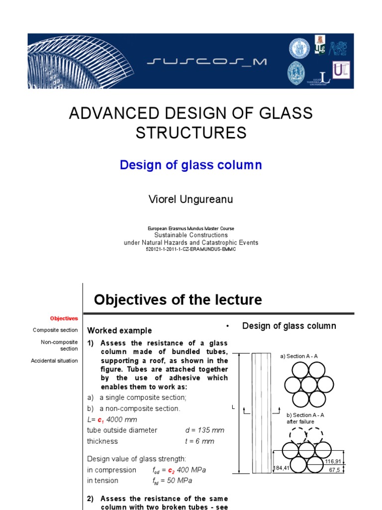 Design of Glass Column | PDF | Materials Science | Civil Engineering