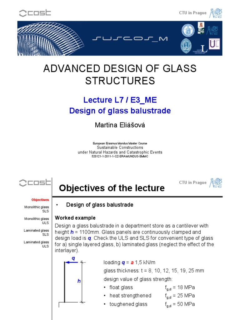 Glass Balustrade Design Principles | PDF | Art | Science & Mathematics