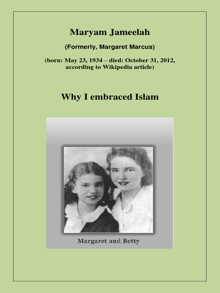 Maryam Jameelah Why I Embraced Islam | Orthodox Judaism | Zionism